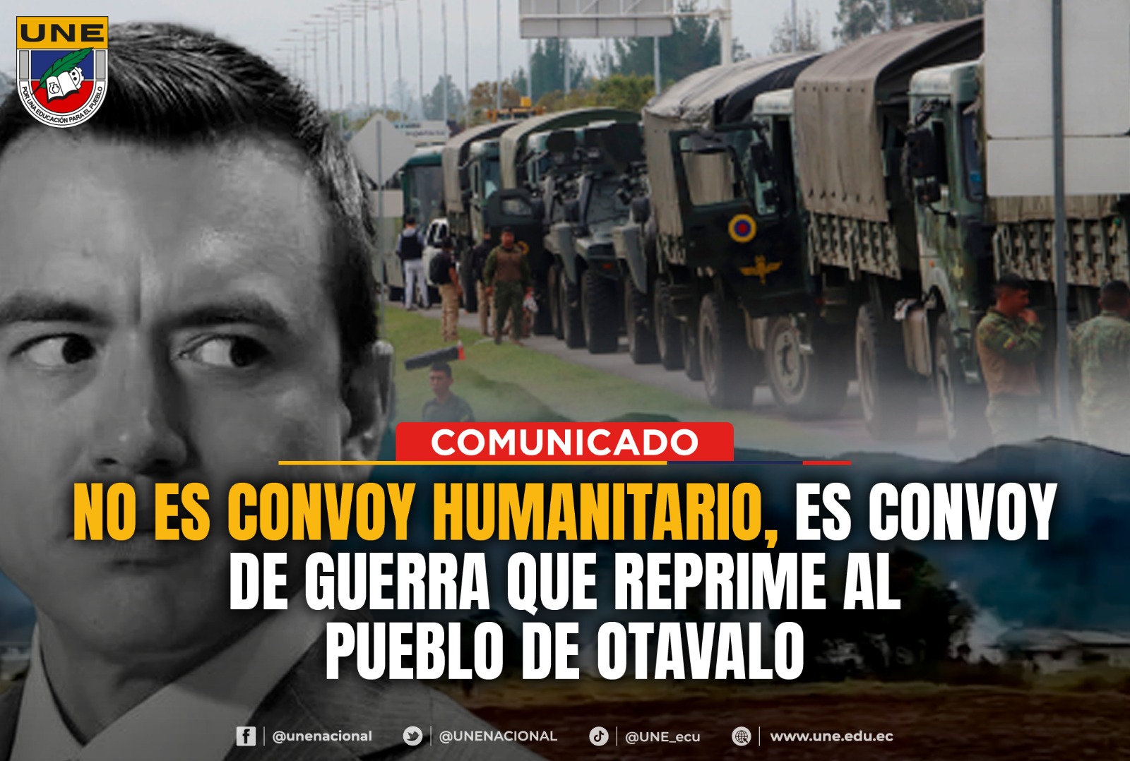 NO ES CONVOY HUMANITARIO, ES CONVOY DE GUERRA QUE REPRIME AL PUEBLO DE ...